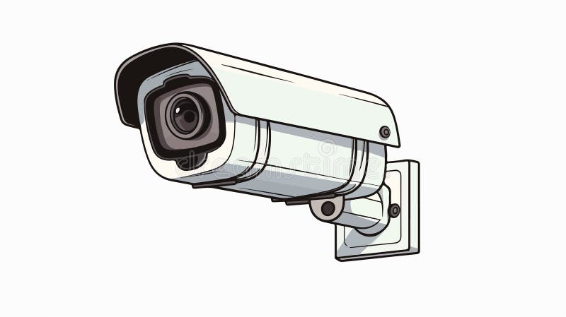 Security Camera Icon Vector Illustration Cartoon Stock Illustration ...