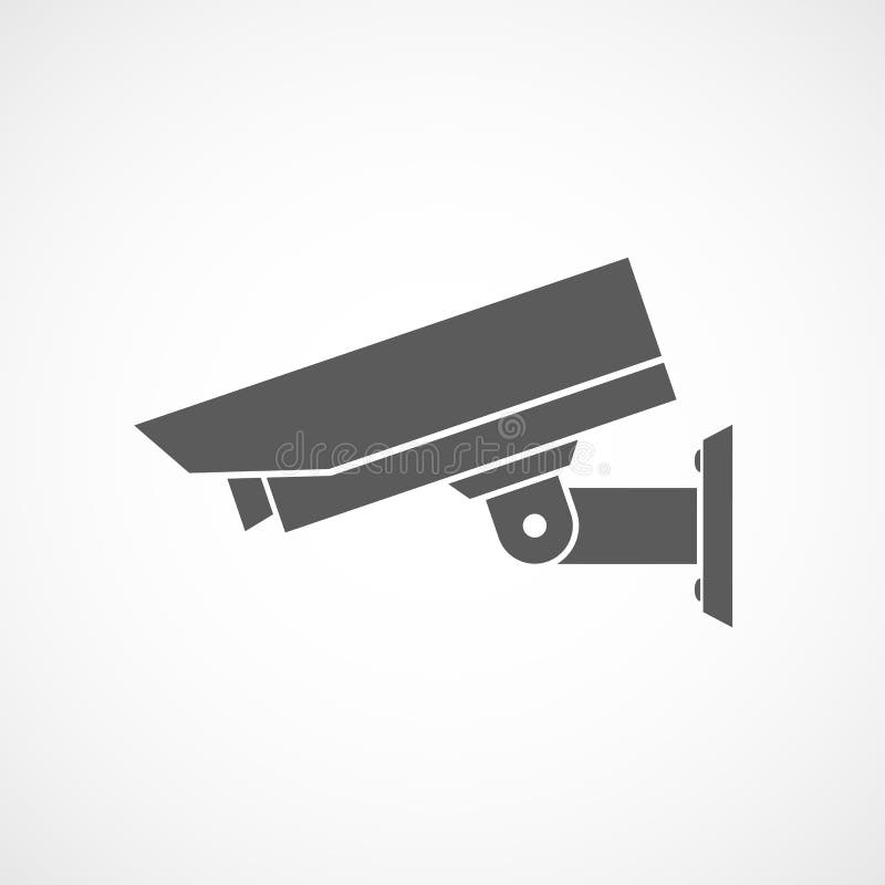 Airport Security Camera Vector Icon Isolated on Transparent Back Stock ...