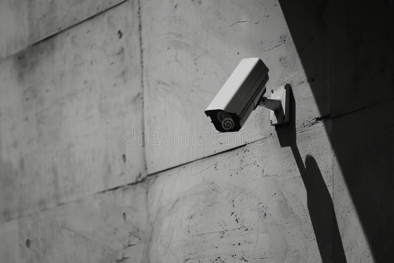 Security Camera on the Inside Wall of a Building, Security on City ...