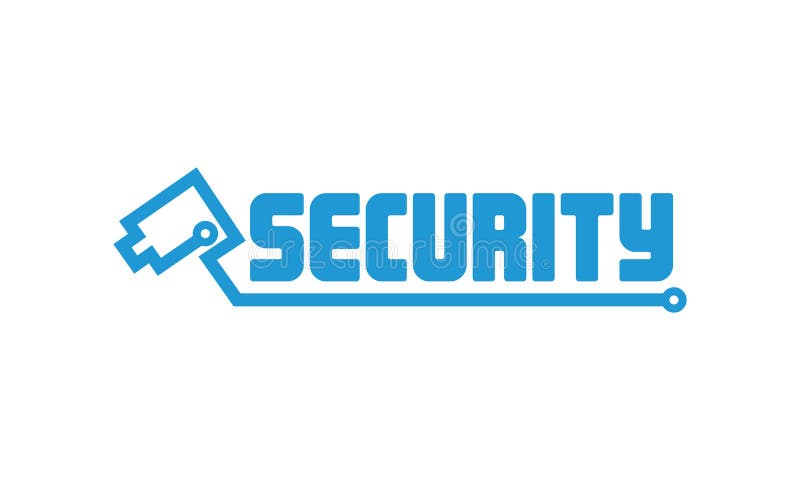 Security Camera Logo Design Stock Illustration - Illustration of ...