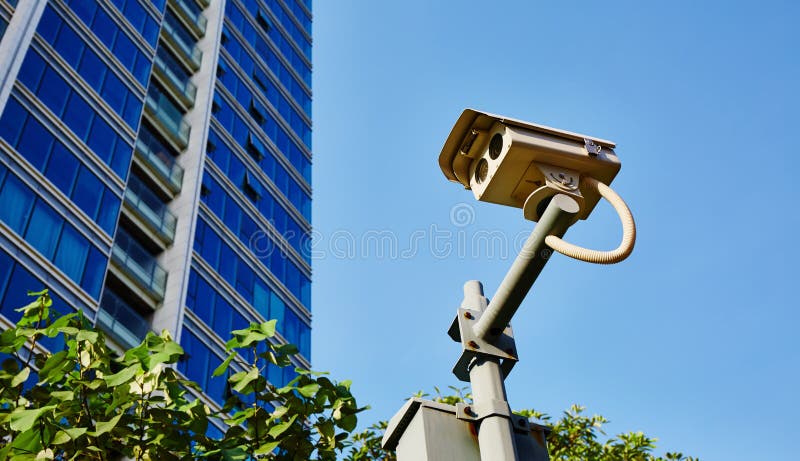 Security camera stock image. Image of modern, outdoors - 61785577