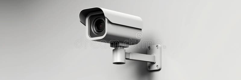 Security Camera: Monitoring with Advanced Surveillance in Modern White ...