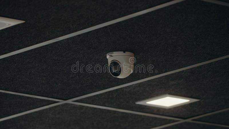 Security Camera Mounted on Ceiling: Surveillance and Safety Stock ...