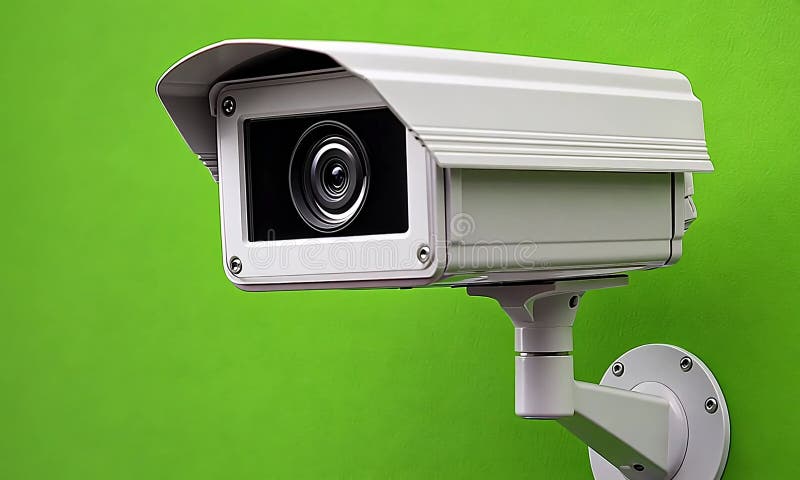 Security Camera Mounted on a Wall Stock Footage - Video of surveillance ...