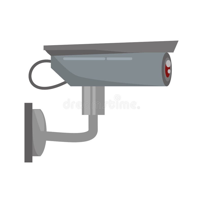 Security Camera Privacy Protection Sign Stock Vector - Illustration of ...