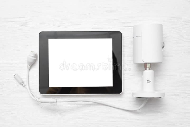 Security camera stock photo. Image of advertisement - 246255074