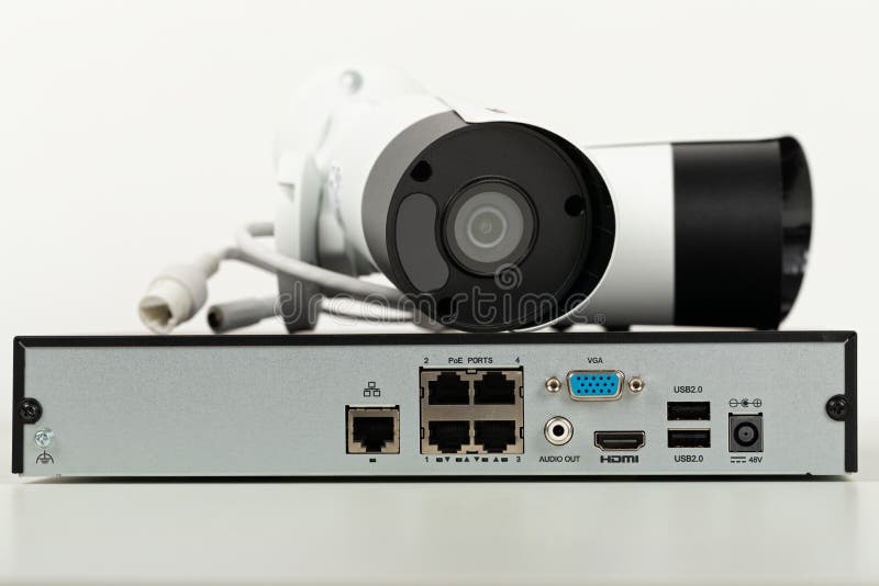 Security camera setup stock image. Image of private - 204904945