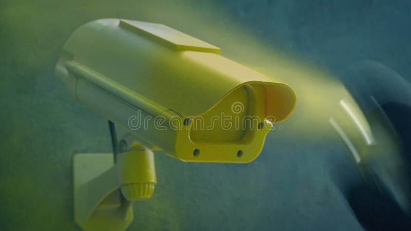 Security Camera is Spraypainted by Criminal Stock Footage - Video of ...