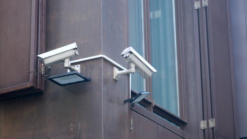 Security Camera Successfully Mounted on the Wall for Optimal ...