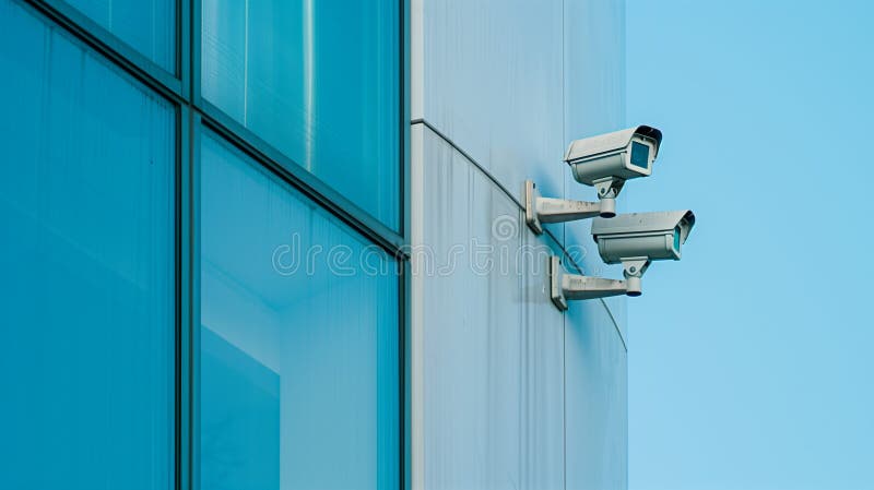 Security Camera Surveillance CCTV Concept Stock Illustration ...