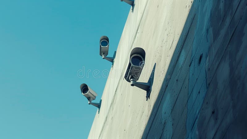 Security Camera Surveillance CCTV Concept Stock Illustration ...