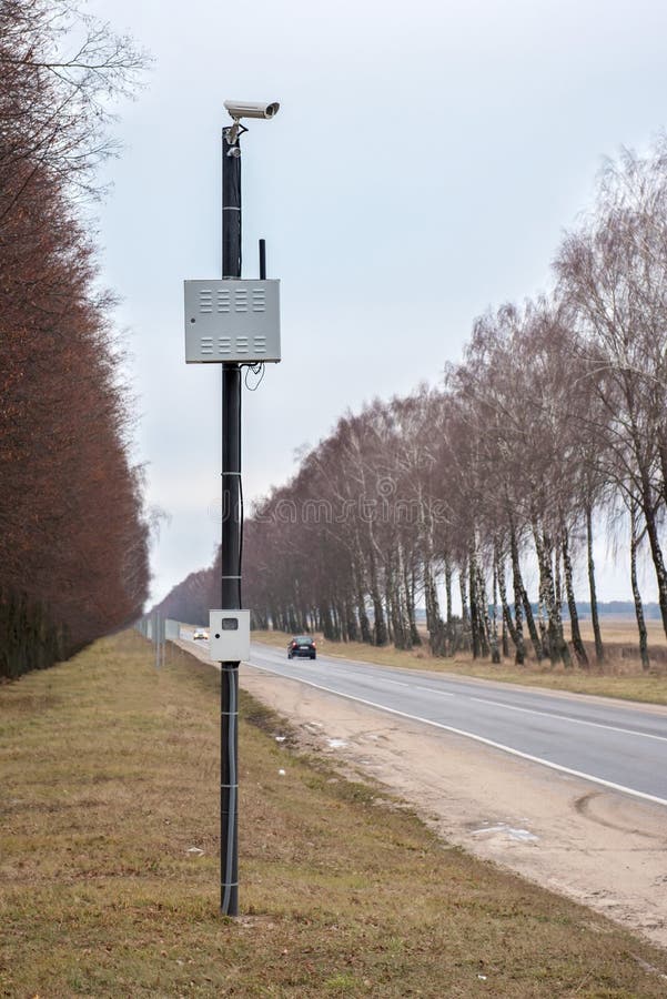 Security Camera or Surveillance Operating on Traffic Road and Urban ...