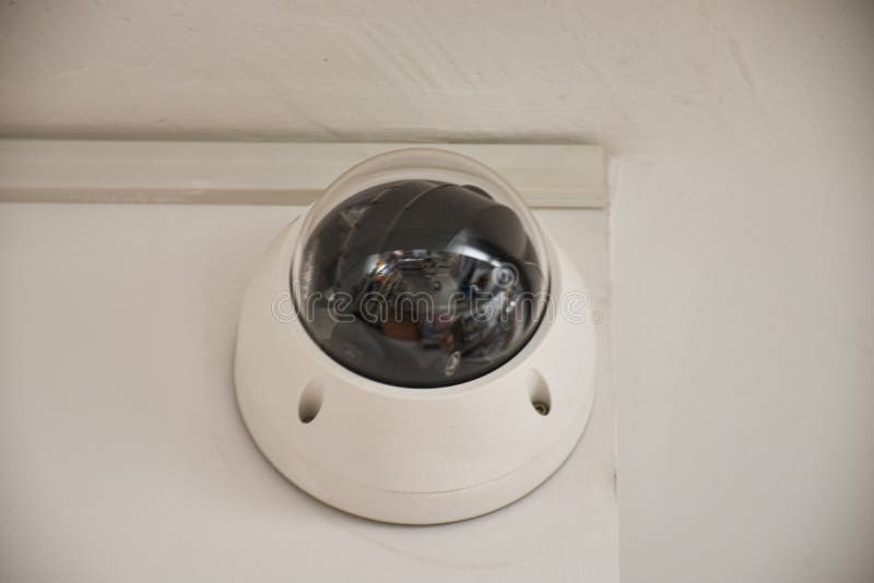 Security Camera System, CCTV Camera Installed Indoors on the Wall ... Security Camera System, CCTV Camera Installed Indoors on the Wall ...