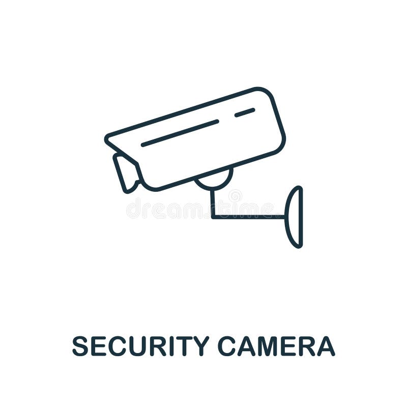 Security Camera Icon. Simple Element from Security Icons Collection ...