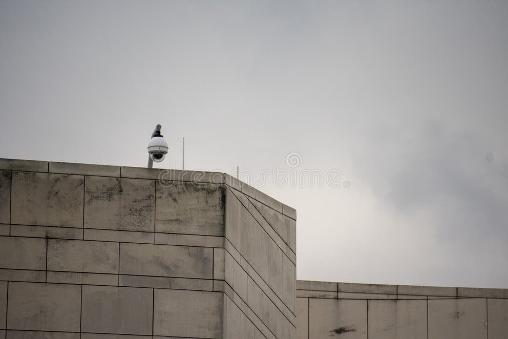 Security Camera on Top of US Embassy in Berlin Mitte Germany Editorial ...