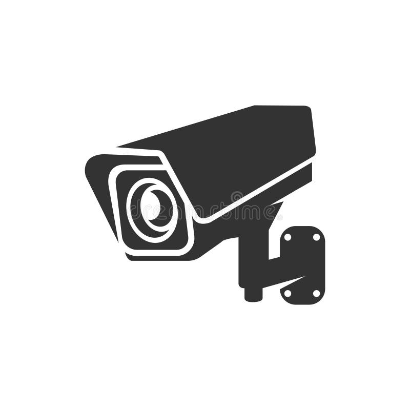 CCTV Sign of Warning Pictogram Stock Vector - Illustration of danger ...