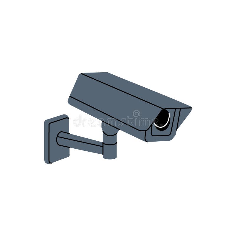 Security Camera. Video Surveillance Stock Vector - Illustration of ...