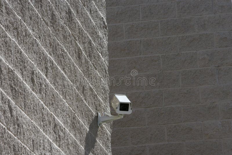 Security Camera Sign Board stock image. Image of message - 29666369