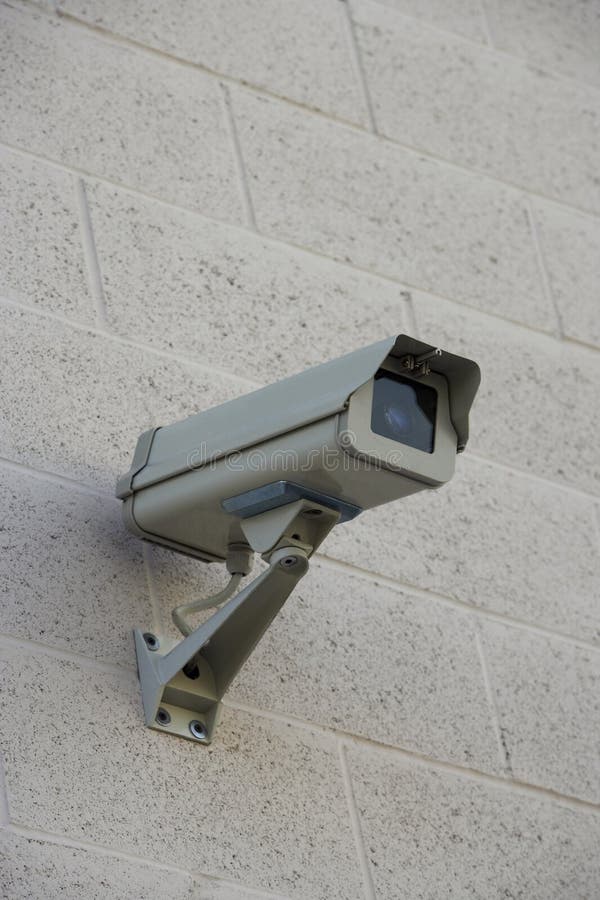 Security Camera on Wall stock image. Image of concept - 29659765