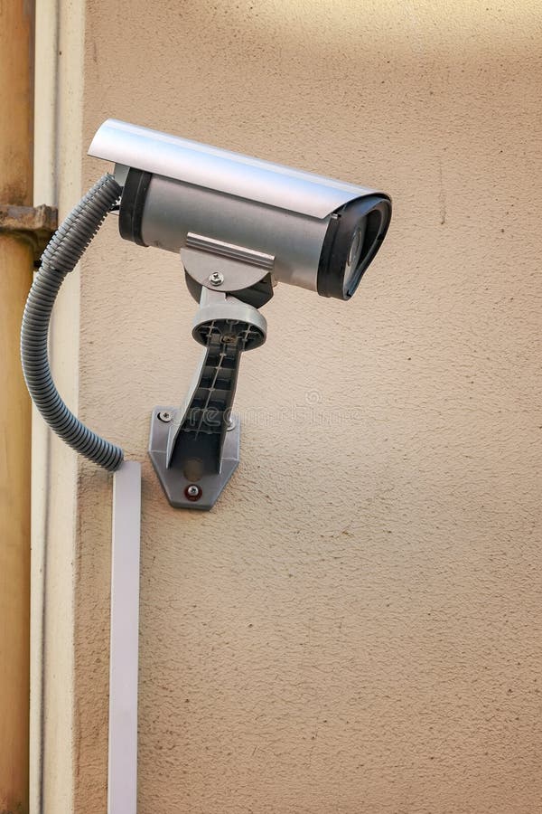 Security Camera on Wall stock photo. Image of circuit - 115596230
