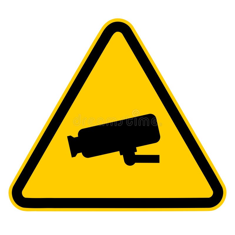 Camera Surveillance Triangle Stock Illustrations – 300 Camera ...
