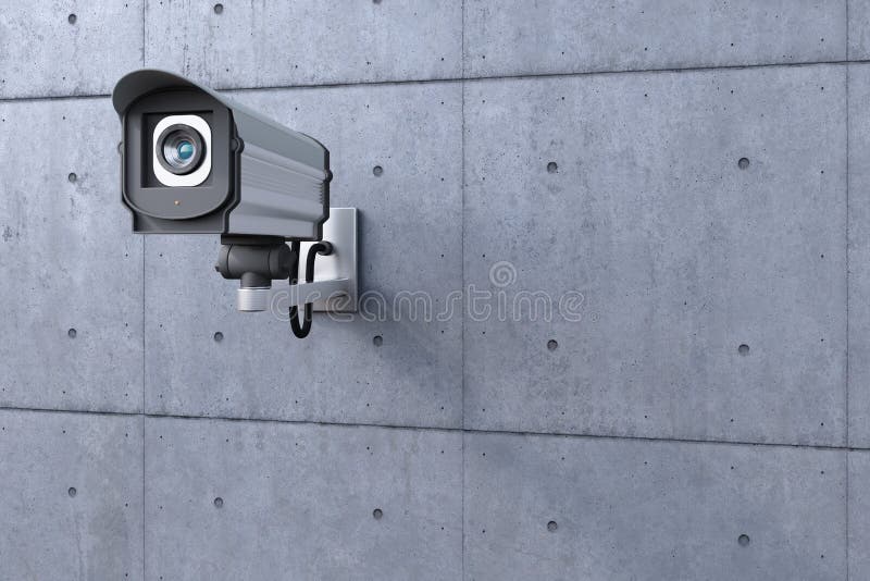 25 Cctv Camera Watching You Stock Illustration - Illustration of ...