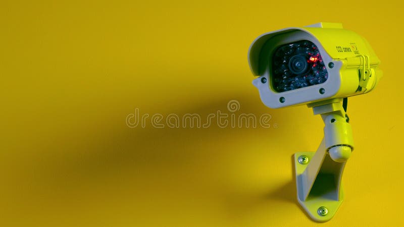 Security Camera Successfully Mounted on the Wall for Optimal ...