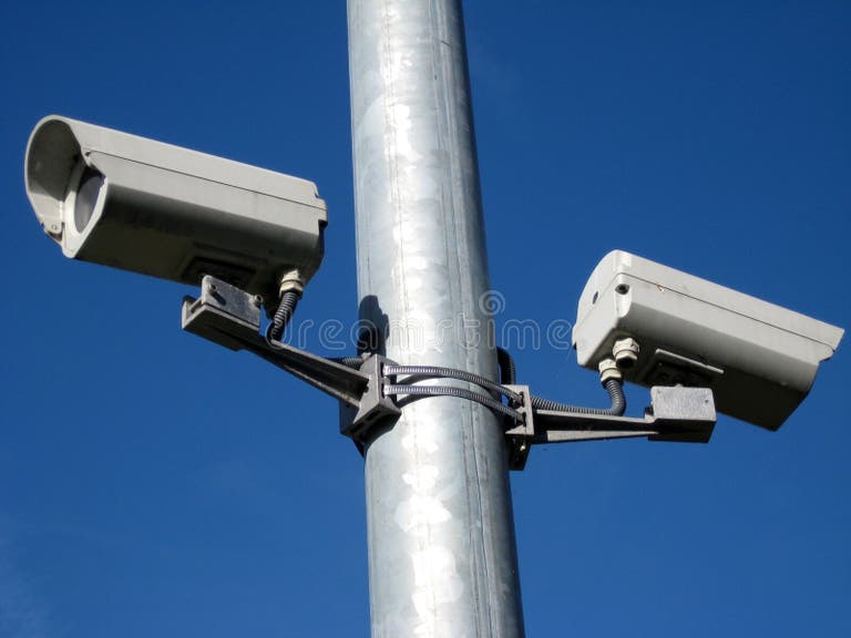 Security cameras stock photo. Image of detective, security - 3213624