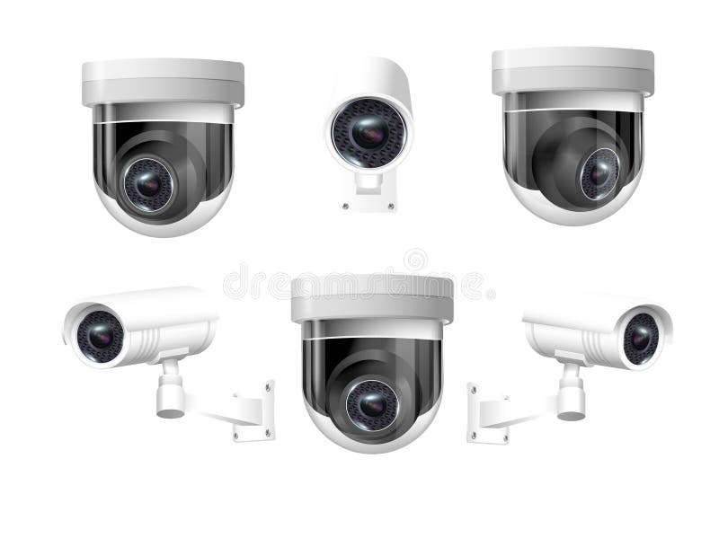 Surveillance Camera System Stock Illustrations – 36,473 Surveillance ...