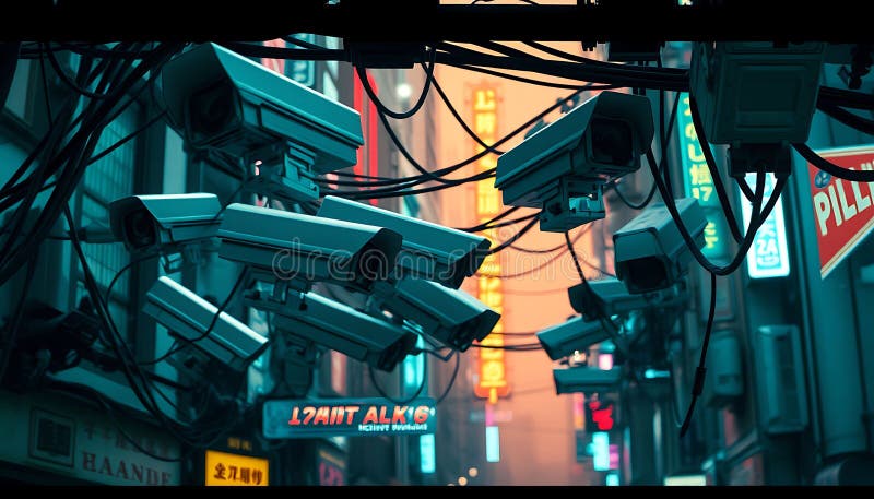 Security Cameras Pattern, Surveillance Technology, CCTV System Design ...