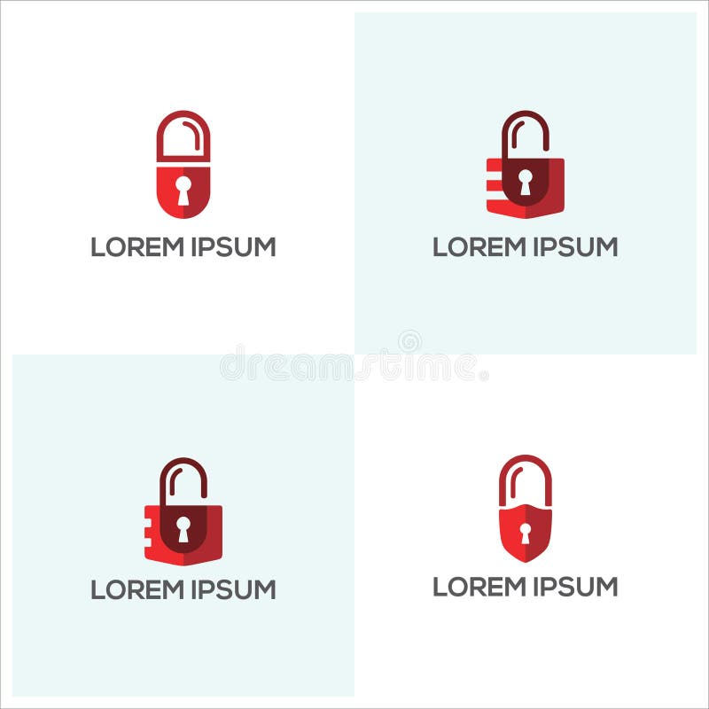 Capsule Security Logo Design Template Stock Vector - Illustration of ...