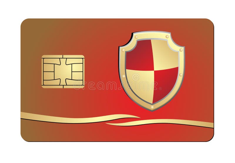 Security card stock illustration. Illustration of defensive - 17340127
