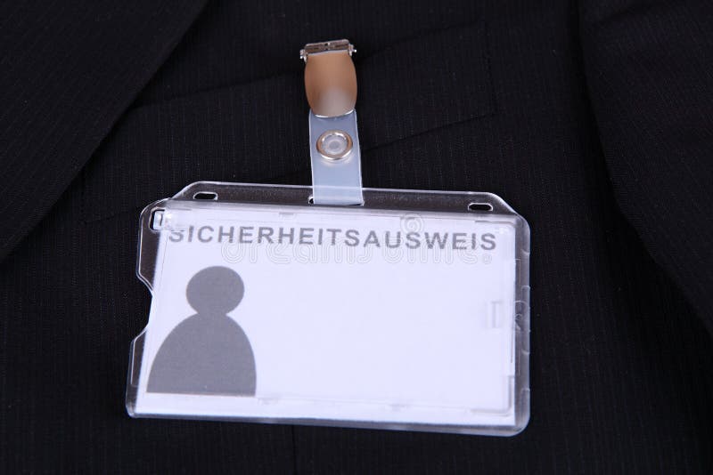 Security card stock image. Image of personal, icon, suit - 74147879