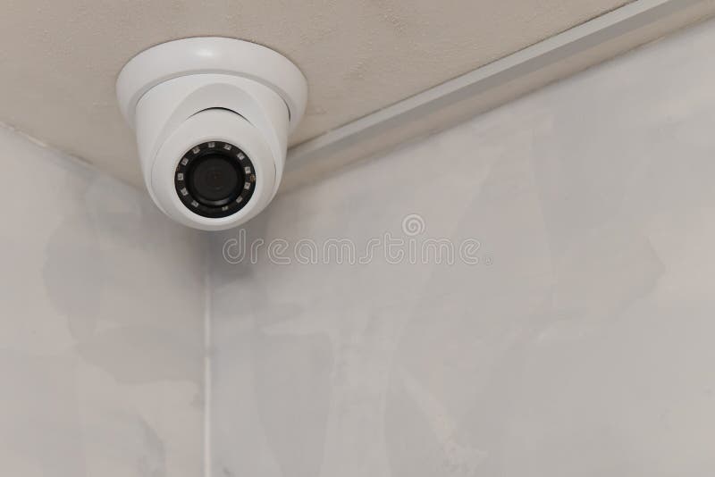 Security CCTV Camera on Ceiling, Intelligent Cameras, Video Recording, Anti-theft System ...