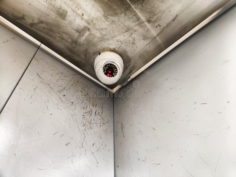 Security CCTV Camera on Ceiling, Intelligent Cameras, Video Recording ...