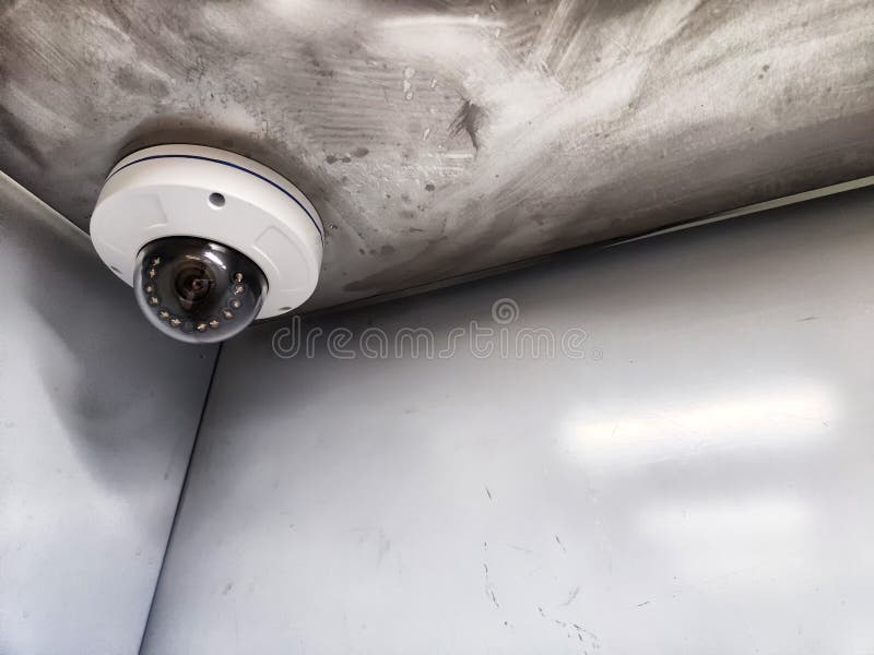 Security CCTV Camera on Ceiling, Intelligent Cameras, Video Recording ...