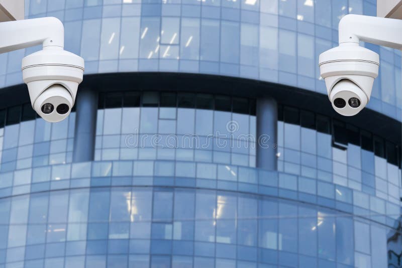 Security CCTV Camera or Surveillance System in Office Building Shopping ...