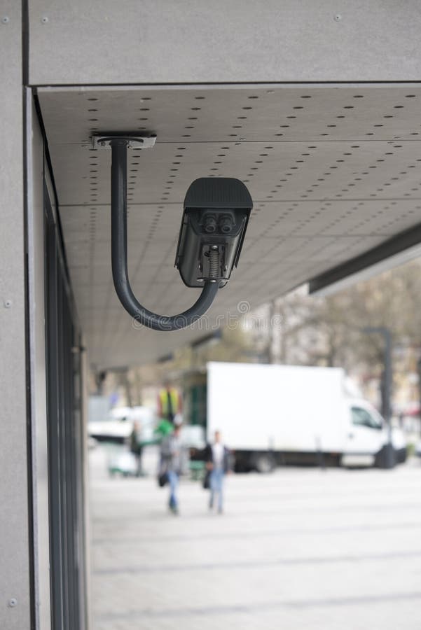 Security CCTV Camera or Surveillance System in Building Stock Photo ...
