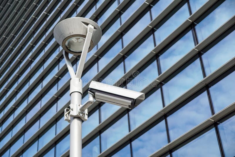 Security CCTV Camera or Surveillance System in Office Building Stock ...