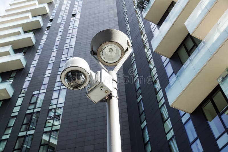 Security CCTV Camera or Surveillance System in Office Building Stock ...