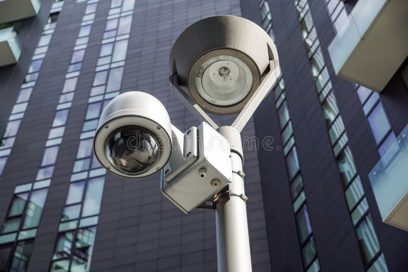 Security CCTV Camera or Surveillance System in Office Building Stock ...