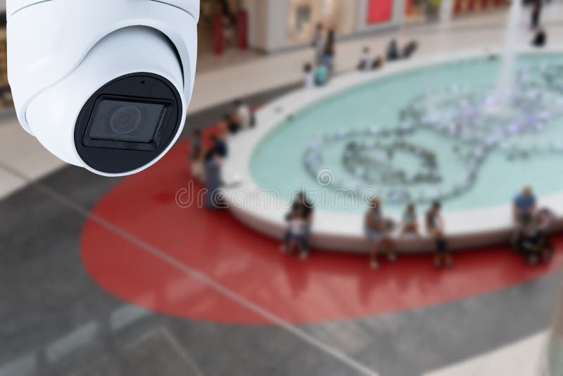 Security CCTV Camera or Surveillance System in Office Building Shopping ...