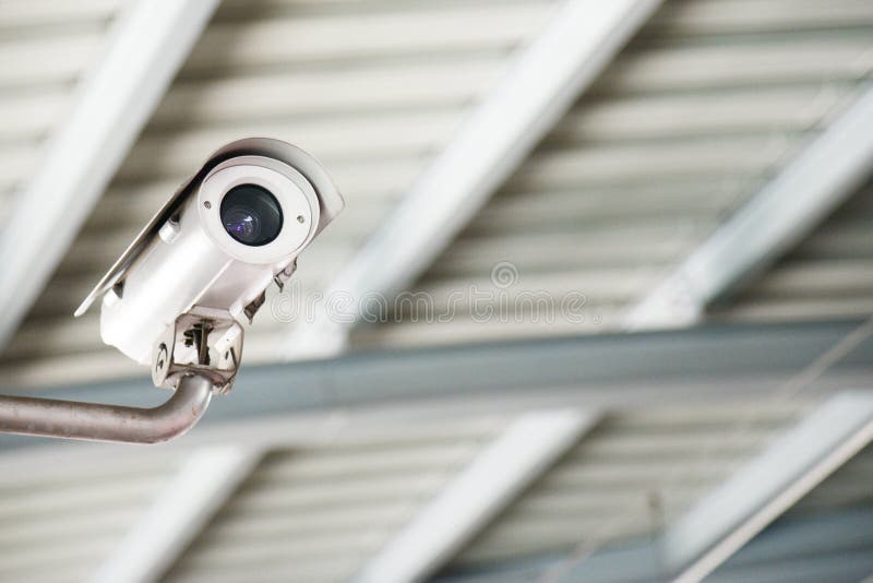 CCTV System Security Inside of Restaurant.Surveillance Camera Installed ...