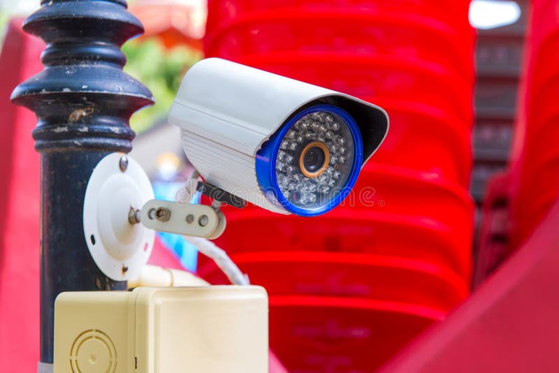 Security CCTV Camera and Urban Video, Electronic Device Stock Image ...