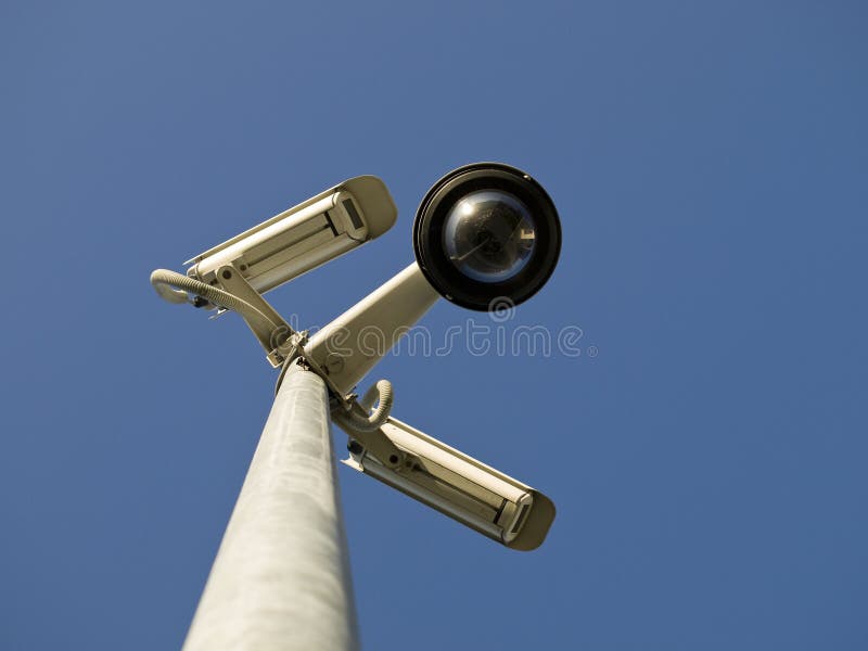 Security camera stock image. Image of modern, enforcement - 6428005