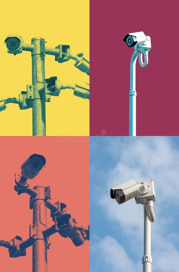 CCTV Cameras are Installed on the Street To Record Events and Prevent ...