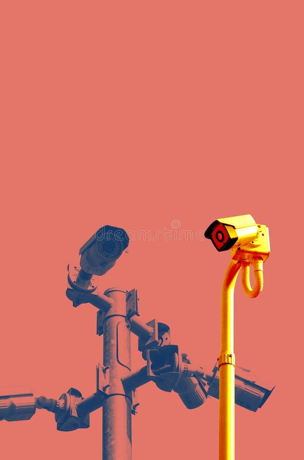 CCTV Cameras are Installed on the Street To Record Events and Prevent ...