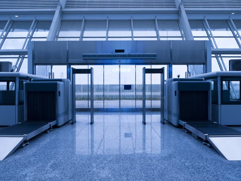 Security check stock photo. Image of indoors, station - 22280924