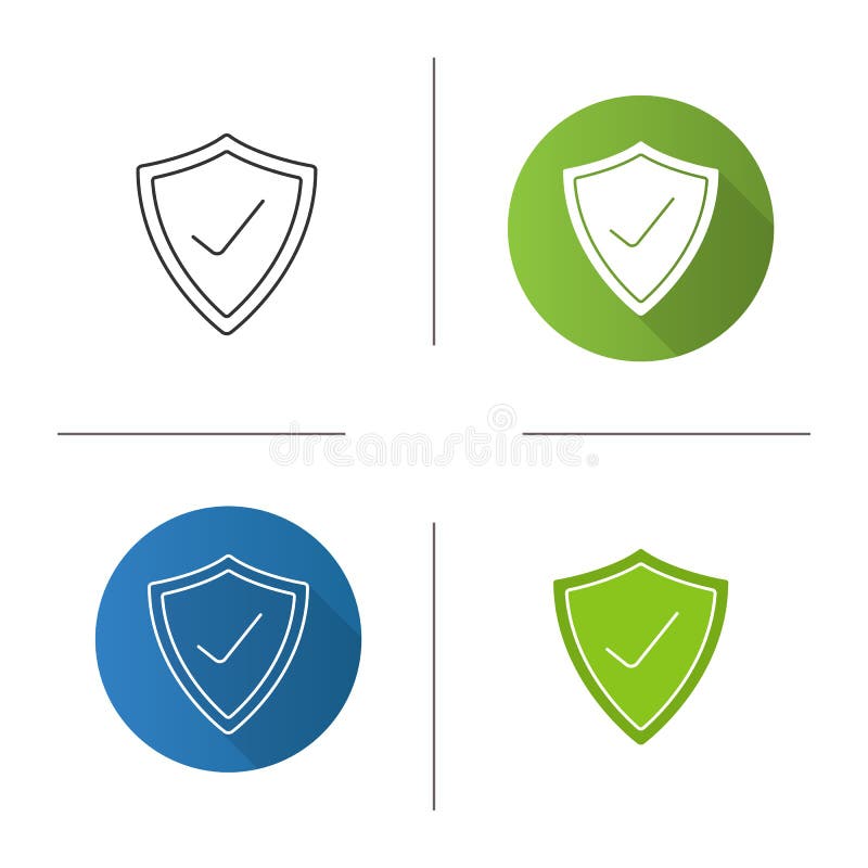 Security check icon stock vector. Illustration of check - 167719928