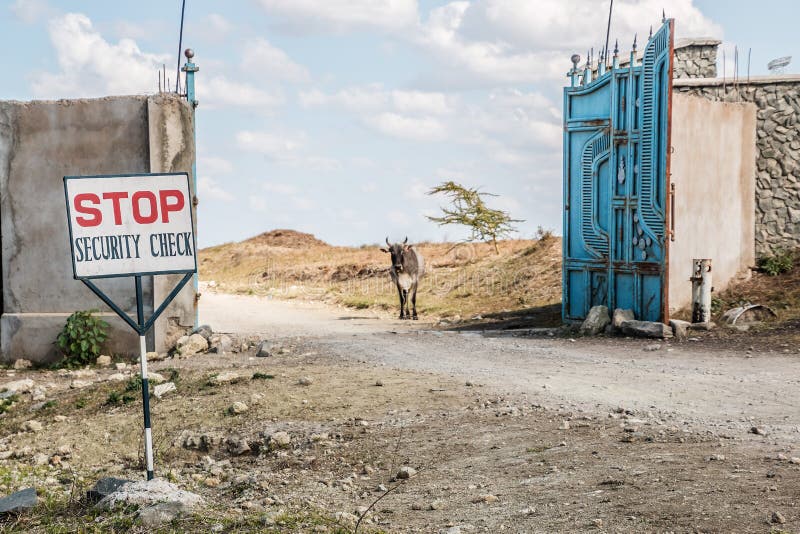 Security check in kenya stock image. Image of traffic - 140415221
